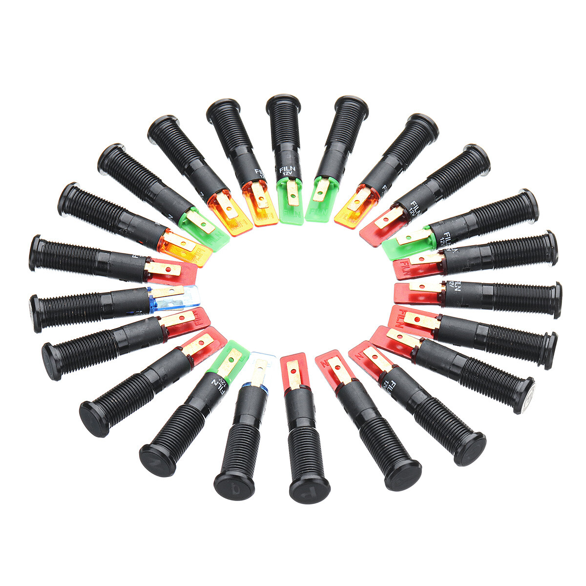 Universal Warning Indicator Light 8mm Symbol LED Dash Panel Pilots Lamp ...