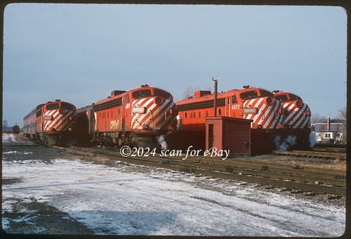 CPR Canadian Pacific FP7A Passenger Trains Original Kodachrome Slide | eBay