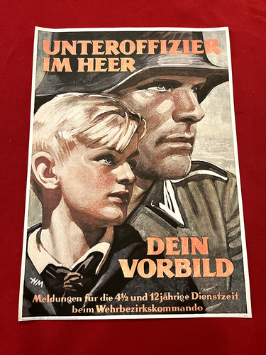 German soldier Third Reich WW2 WWII Military repro print Poster | eBay