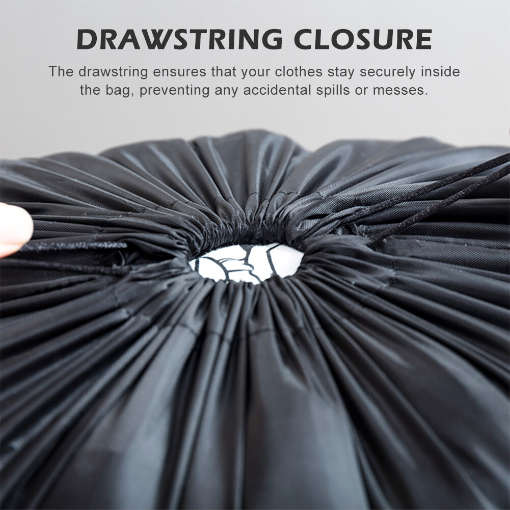 2pcs Dirty Clothes Foldable Hotel Laundry Bag With Drawstring Business ...