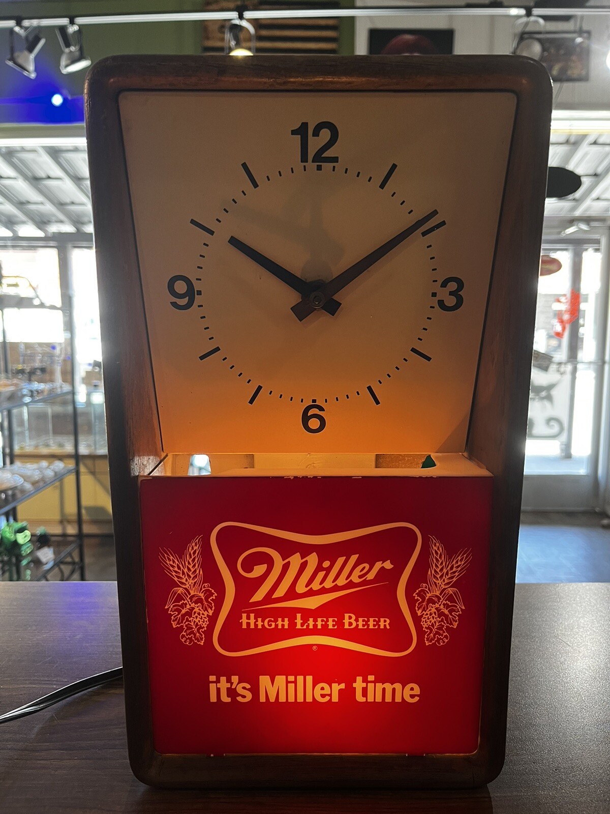 Vintage Miller High Life Beer Wall Clock | eBay
