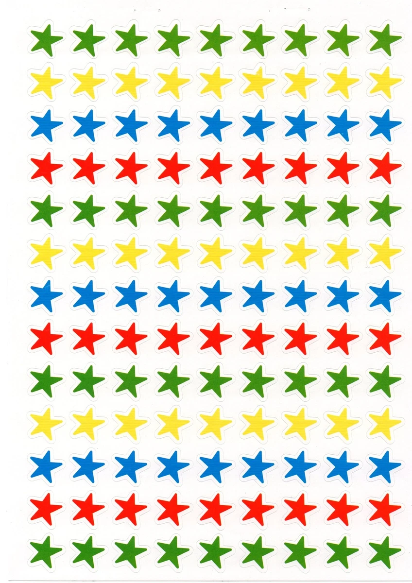 Printable Star Stickers