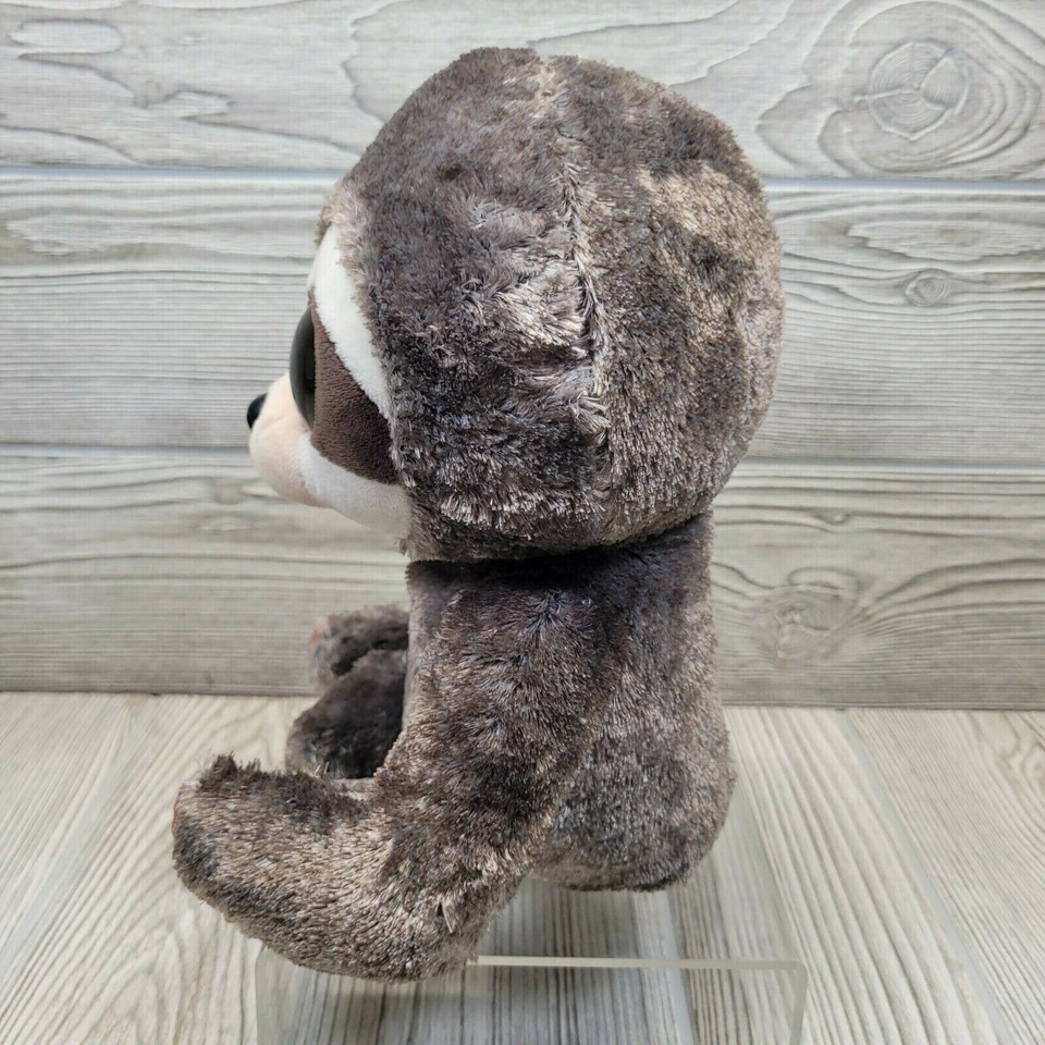 Ty Beanie Boos Sloth Plush Stuffed Animal Toy Brown Glitter Eyes | eBay