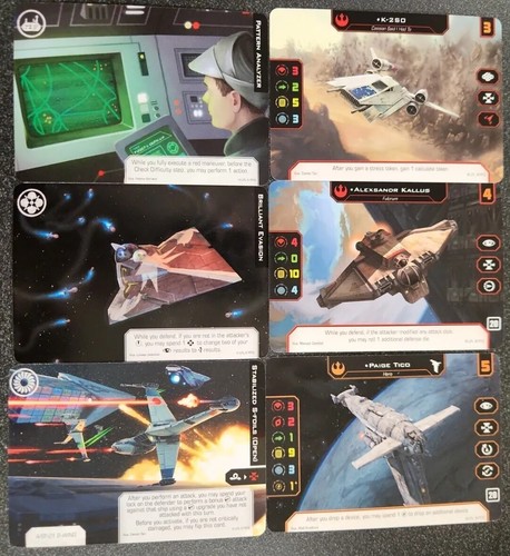 STAR WARS X-WING PROMO SET 6 OP KIT 2020 G20X1 ALTERNATE ART X16 With ...