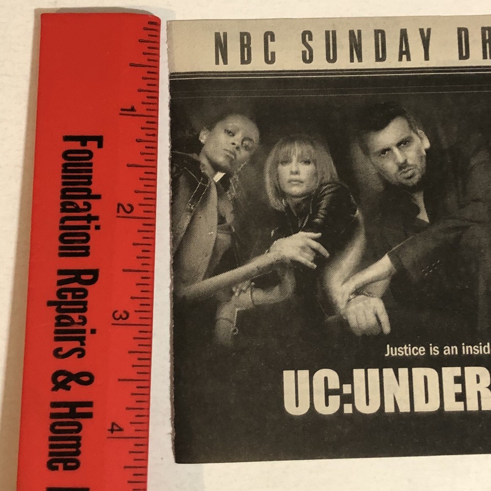 UC Undercover Print Ad Advertisement Oded Fehr William Forsythe TPA18 | eBay