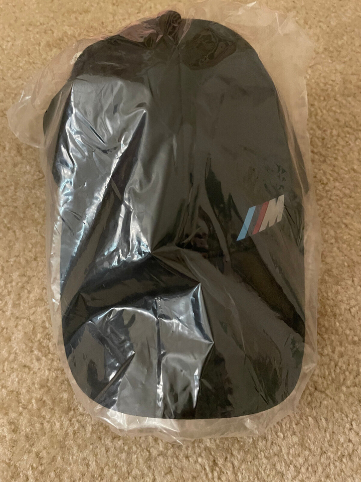 Genuine BMW M Logo Cap with Red Trim - Black. Brand New OEM | eBay