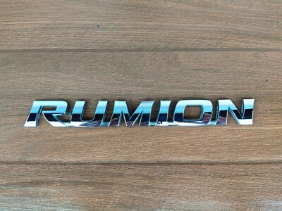 RUMION Rear Trunk Emblem Badge TOYOTA COROLLA RUMION 2008-15 Genuine ...