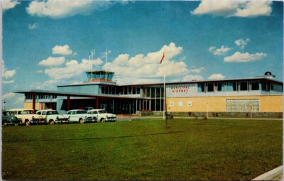 Calgary Airport Calgary Alberta AB Terminal Autos c1959 Vintage ...