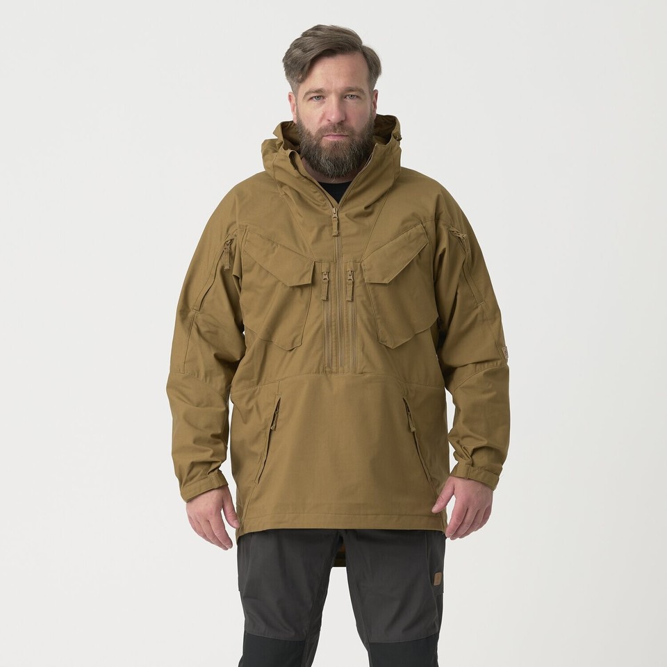 HELIKON TEX ANORAK PILGRIM Jacket Combat Tactical Hooded Outdoor ...