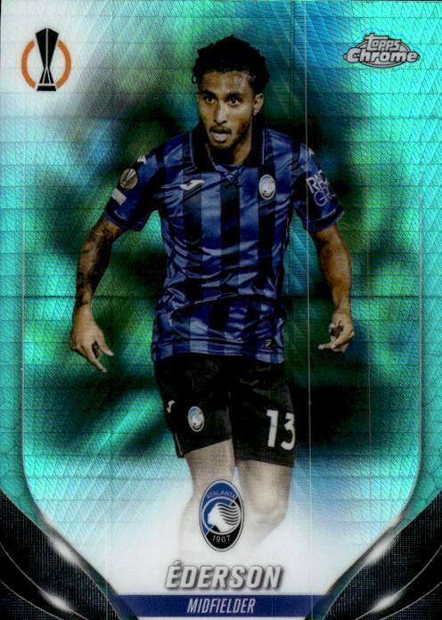 2023-24 Topps Chrome UEFA Club Competitions - Ederson #101 Aqua Prism ...