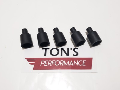 5 pack straight spark plug wires rubber boots for socket distributor ...