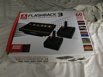 Genuine Atari Flashback 3 Classic with 60 Games Plug N Play Complete | eBay