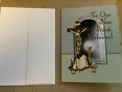 Welcome New Priest Card and Envelope *NEW* ll1 | eBay