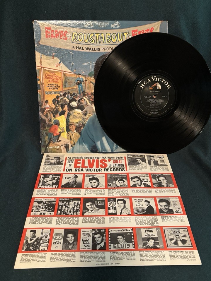 Elvis Presley Roustabout Soundtrack Vinyl Record! RCA Victor LPM-2999 ...