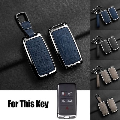 Alloy Leather Car Key Fob Cover Case For Land Rover Range Rover ...