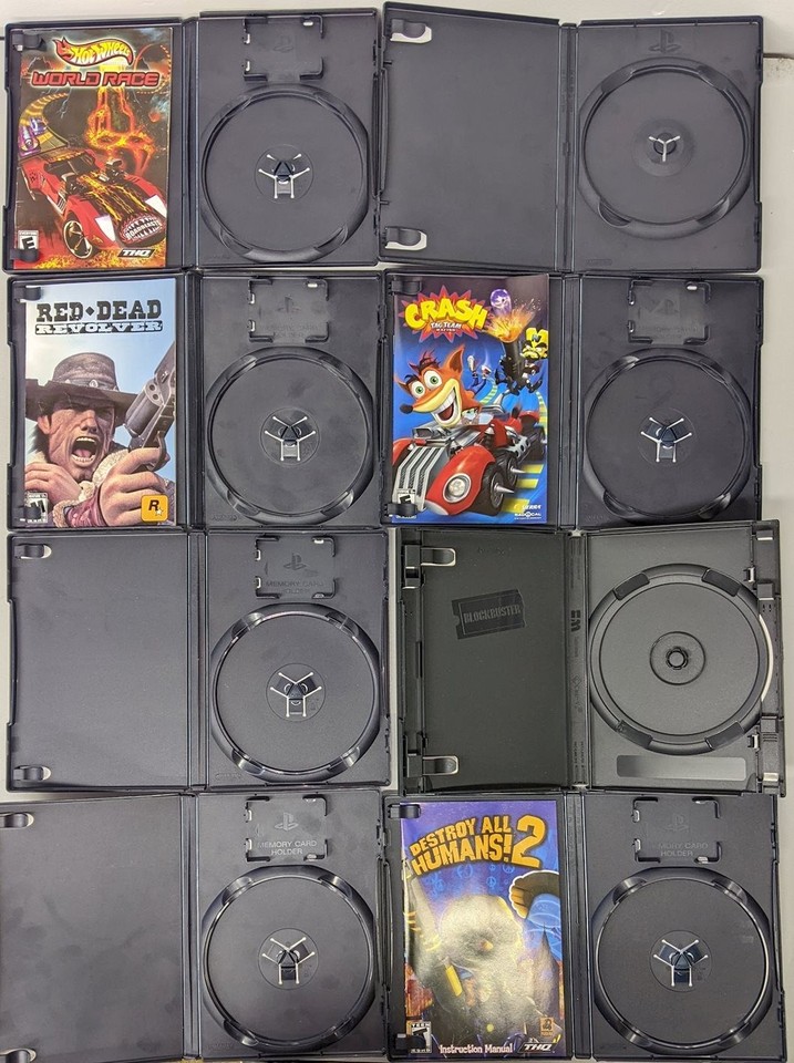 20 Lot PS2 PlayStation2 Empty Cases w/ Artwork BloodRayne Castlevania ...