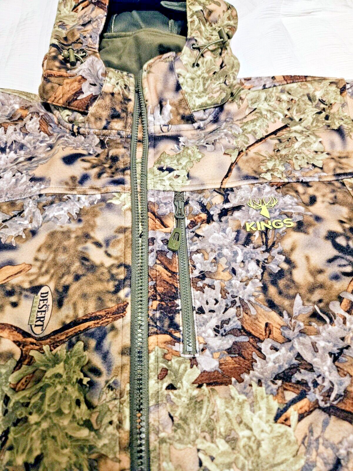 Kings' Camo Wind-Defender Pro Fleece Jacket Desert Shadow XL Hunting ...