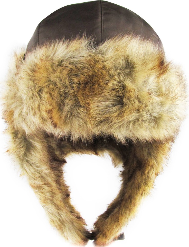 Trapper Aviator Fur Hat Ski Winter Warm Cap Fur Flap | eBay