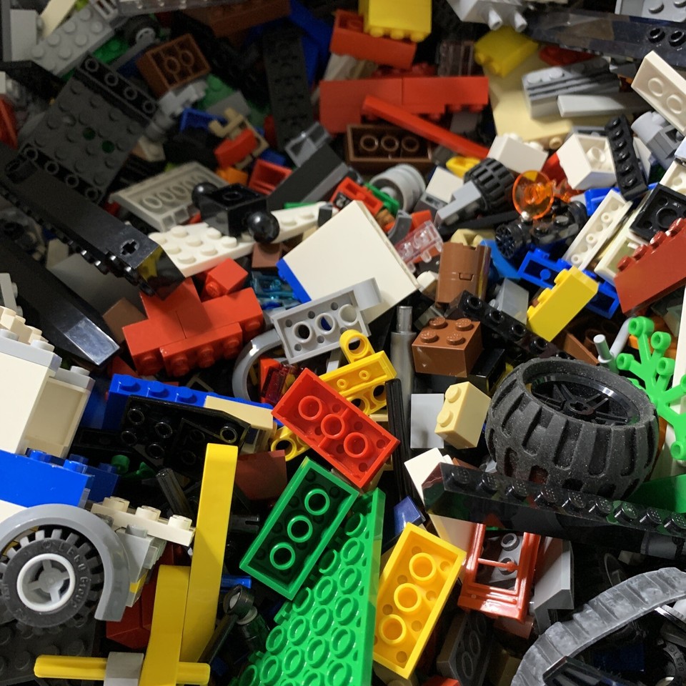 Lego Lot of 1 lbs Pieces, Parts, Bricks Random From Huge Bulk Assorted ...