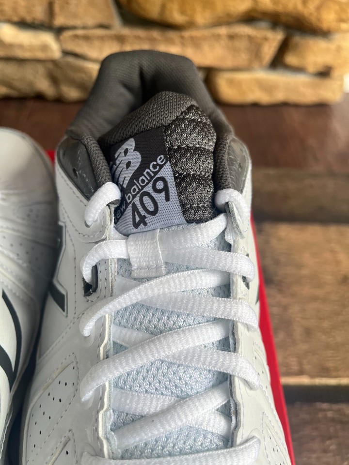 NEW BLANACE 409 WALKING RUNNING SHOES WHITE GRAY MENS SIZE 7.5 NEW WITH ...