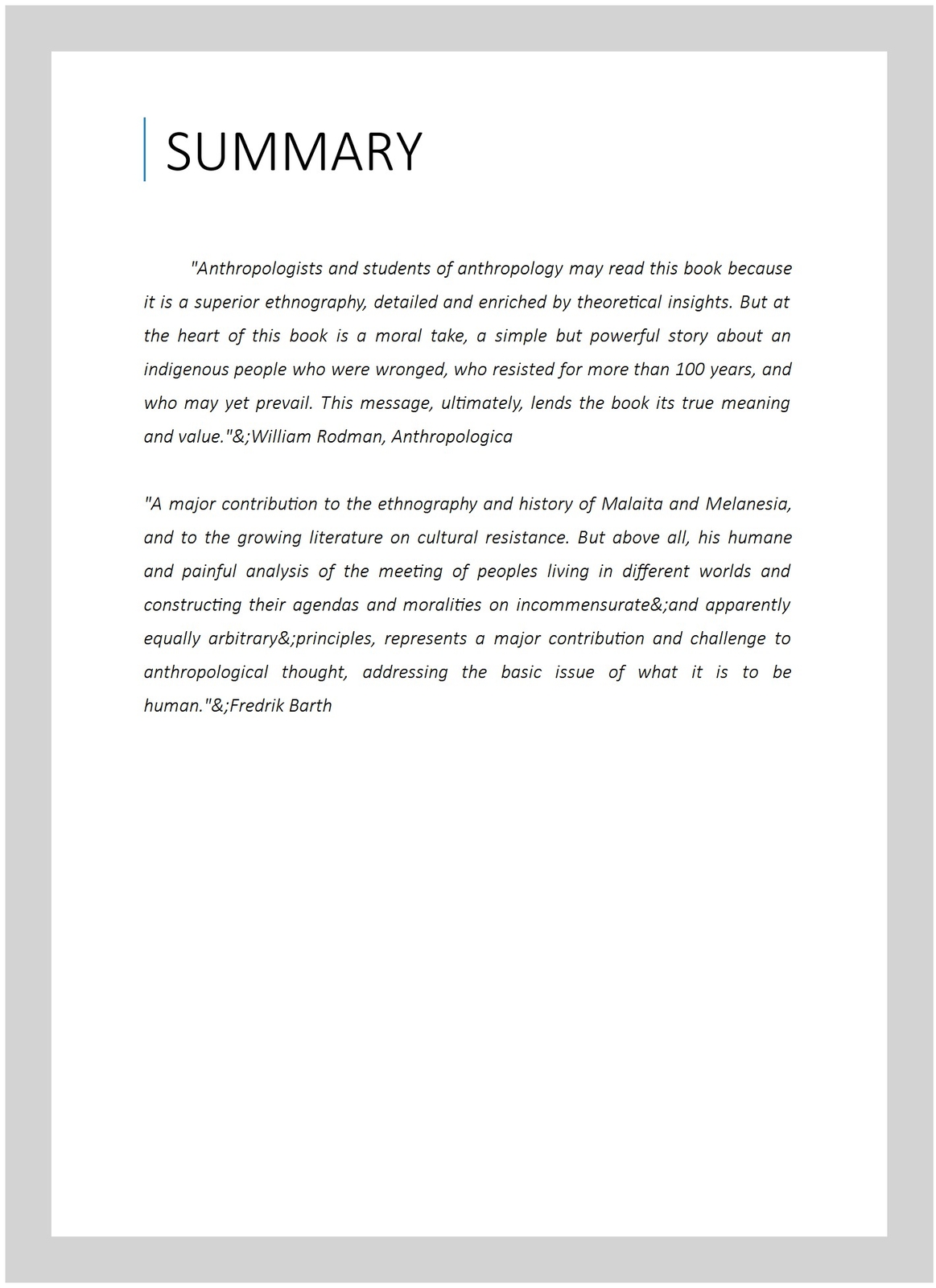 Custom and Confrontation : The Kwaio Struggle for Cultural Autonomy by ...