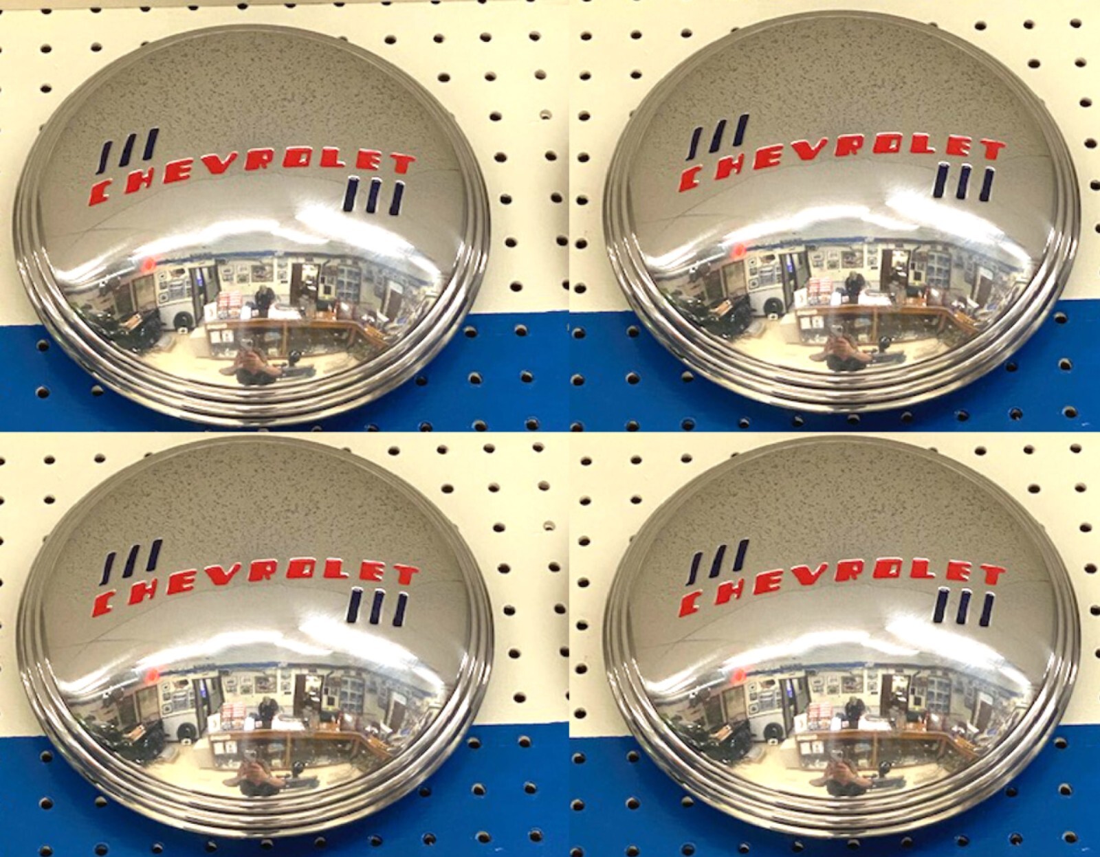 1939 Chevrolet Pickup Truck Hub Cap Set of 4 | 1/2 and 3/4 Ton