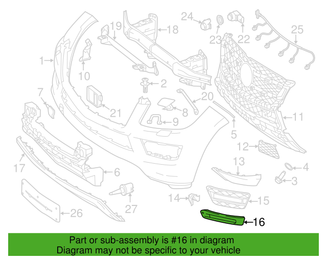 Mercedes Benz GL550 GL450 GL350 2013-2016 Left Bezel 1668845322 | eBay