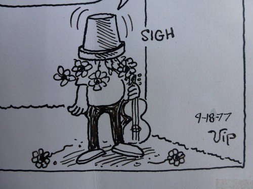 Virgil Partch (as VIP) Big George Sunday Comic Strip Original 9-18-1977 ...