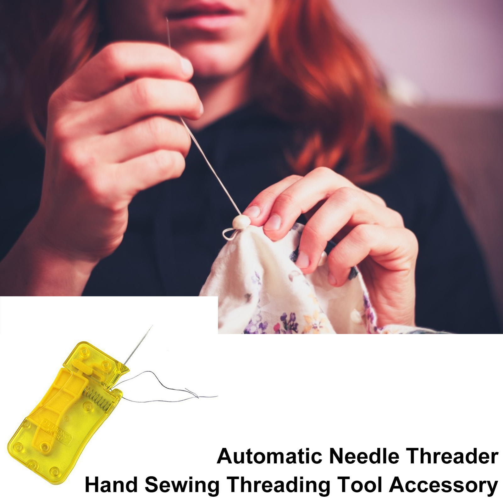 1pcs Automatic Needle Threader, Automatic Sewing Needle Thread Guide ...