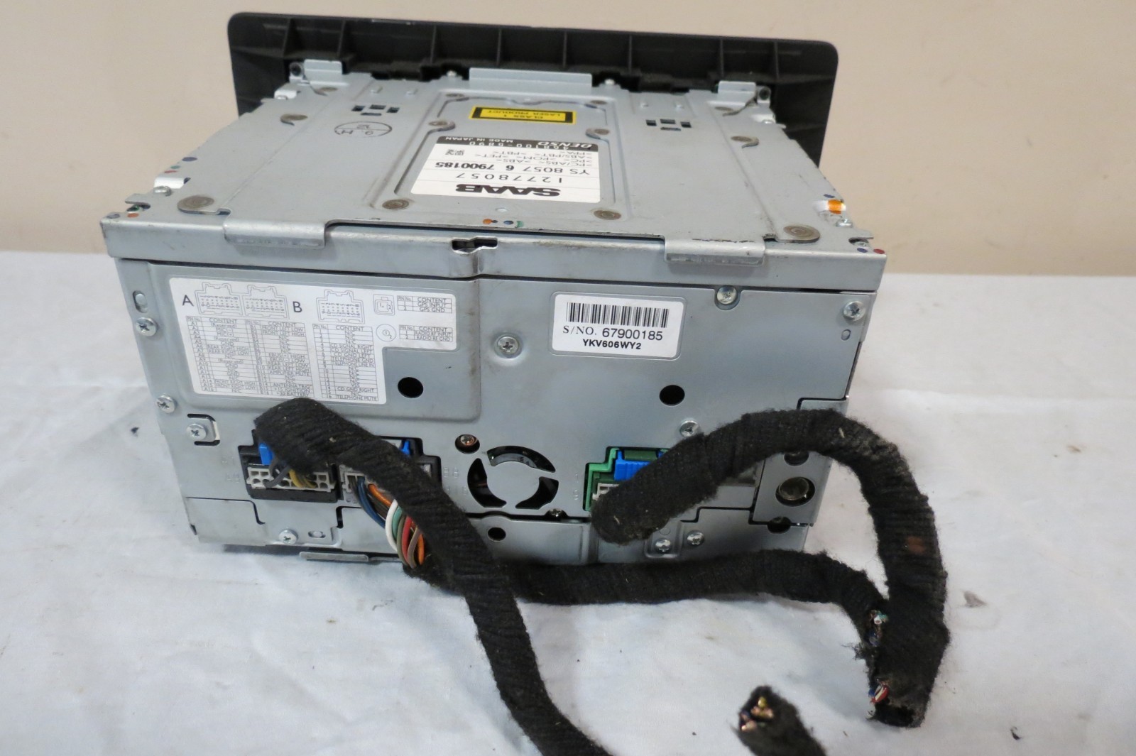 06 07 08 09 Saab 9-5 GPS Navigation AM FM XM Radio CD Player Display ...