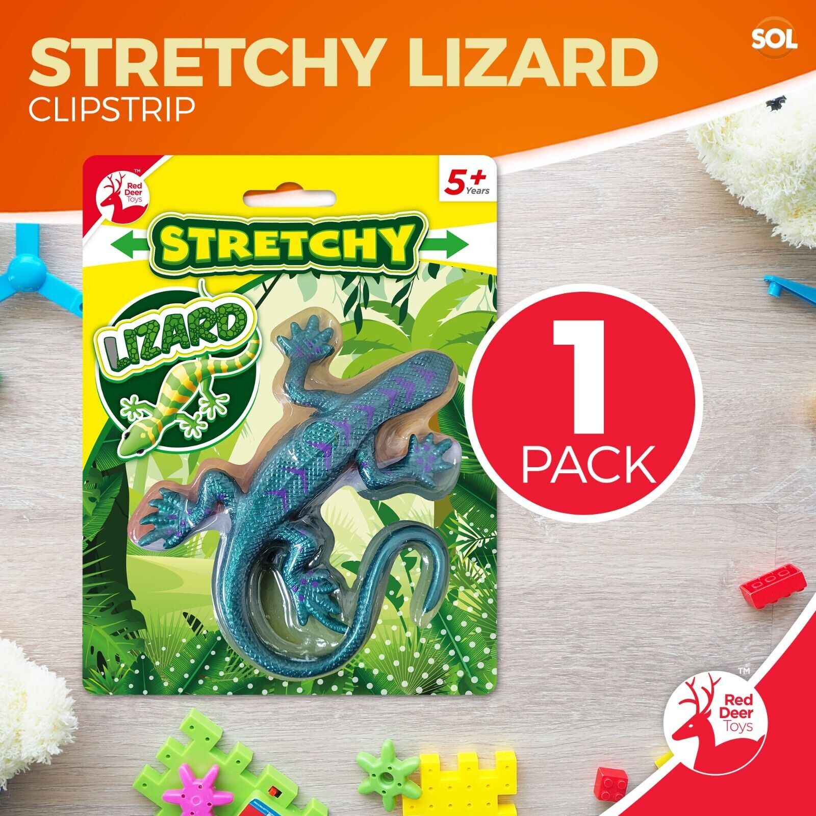 XL 29cm Stretchy Lizard Toy Animals Scaly Reptiles | Kids Party Bag Fillers Loot | eBay