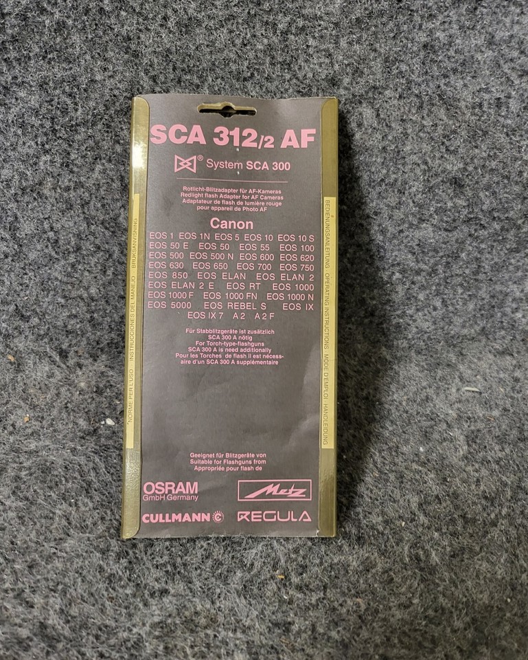 Metz SCA 312/2 AF Infrared Auto Focus Module FACTORY SEALED NEW OLD ...