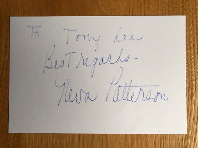 Neva Patterson actress 6x4 signed autographed card | eBay UK