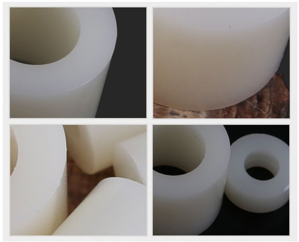 M3 4 White nylon spacers ABS standoff washer Round PCB Board non ...