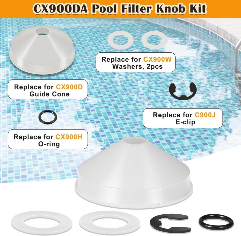 Pool Filter Knob Kit CX900DA for Hayward Star Clear Plus C751 C900 ...