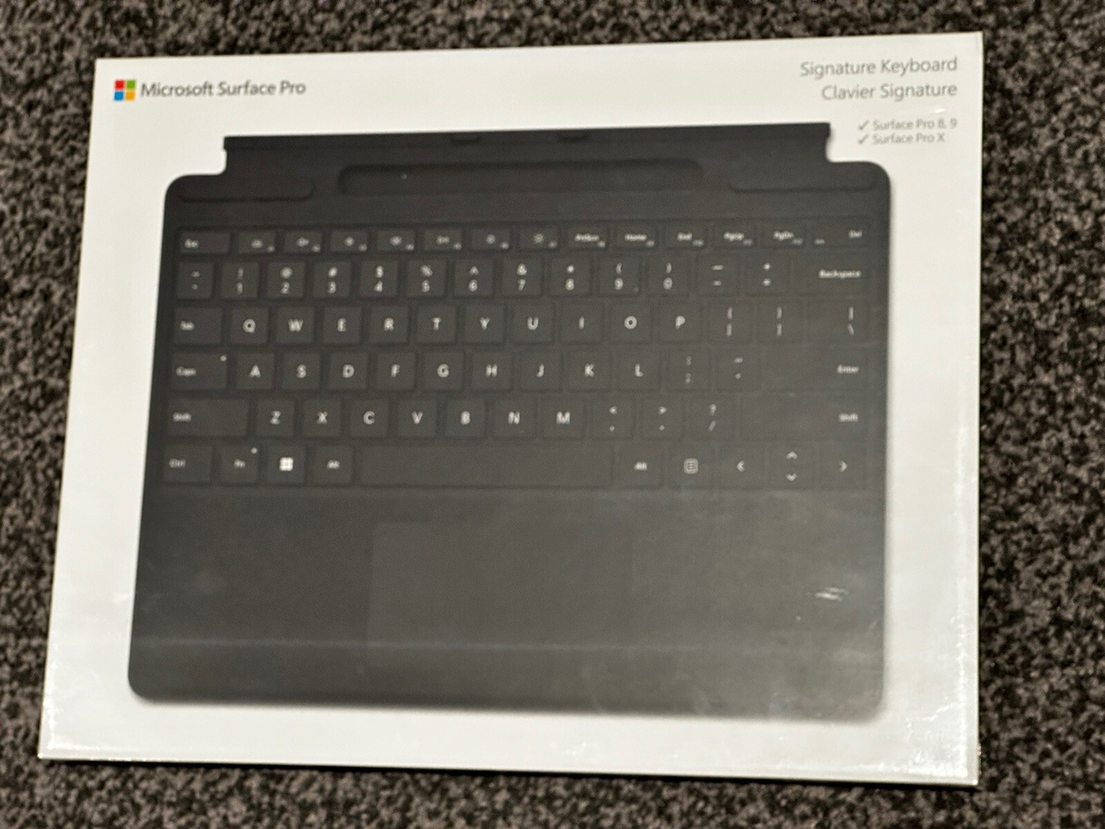 Microsoft Surface Pro Signature Keyboard - Black (8XB-00003) for sale ...