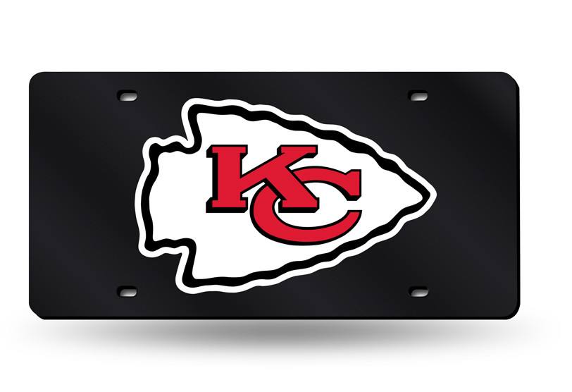 Kansas City Chiefs Custom Mirror License Plate - Auto Tag - Vanity ...
