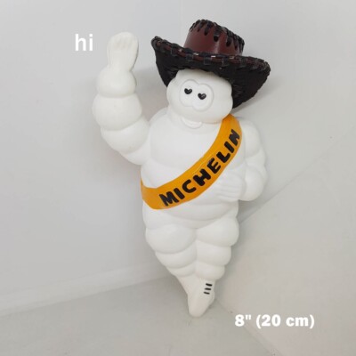 8" Michelin Man Doll+LED+Hat Bibendum Collectible Ads Tire Decorate ...