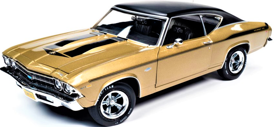Chevelle Race Car 1:18 Classic Custom Built Metal Model 12 55 57 69 ...