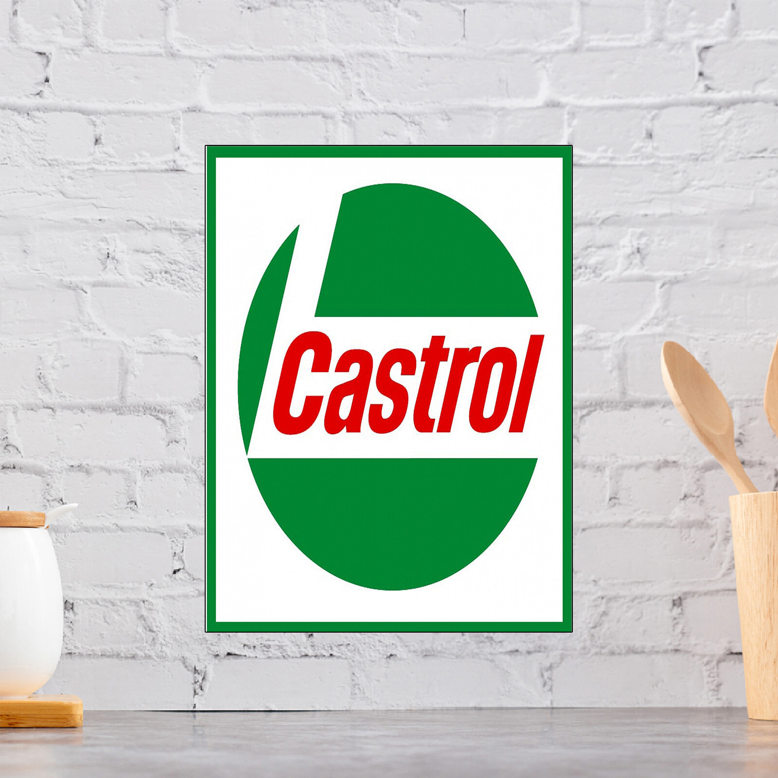 Castrol Metal SIGN RETRO Kitchen GARAGE BAR PUB MAN CAVE | eBay UK