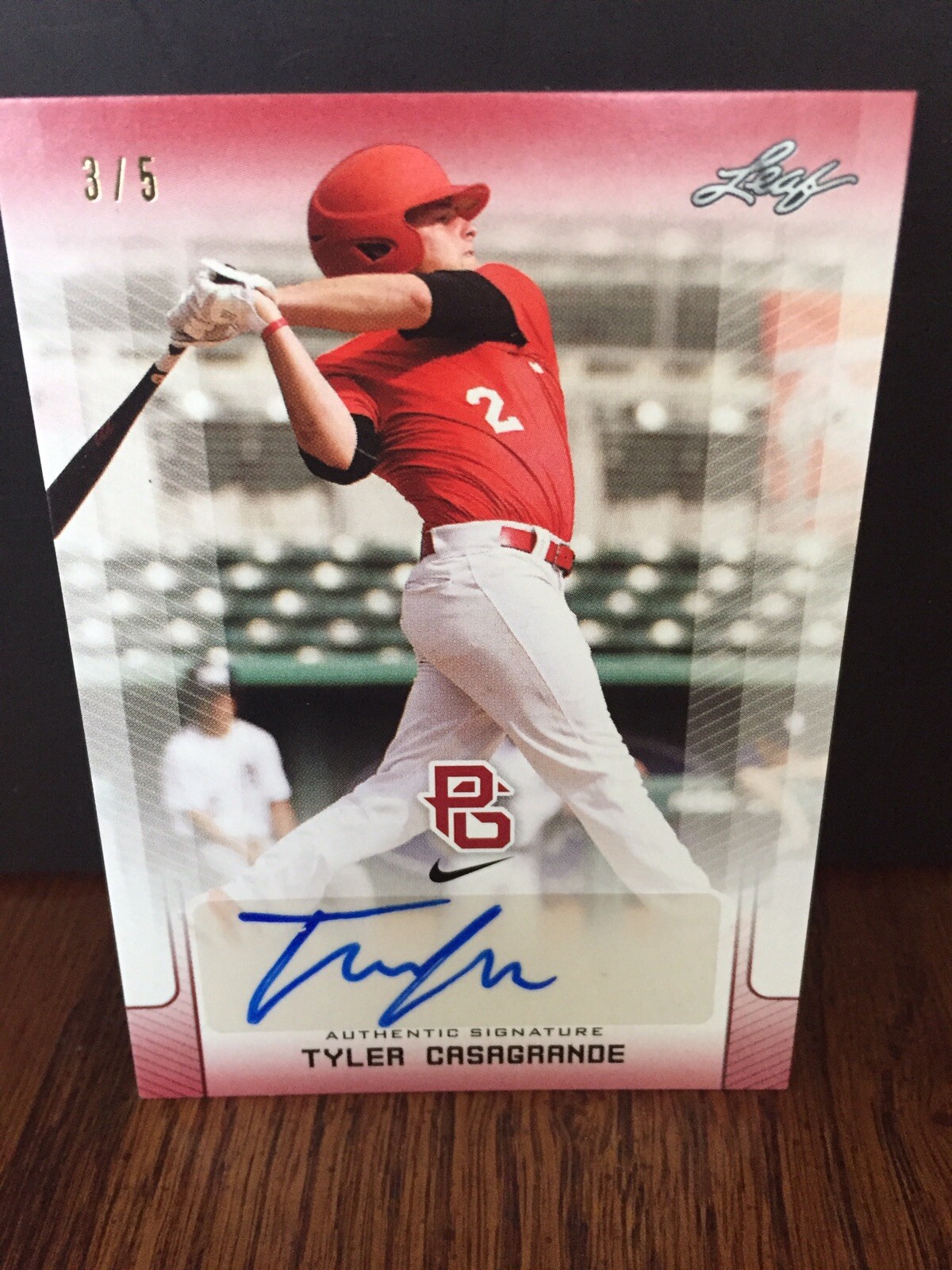 2017 LEAF PERFECT GAME AUTO CARD TYLER CASAGRANDE 3/5 | eBay
