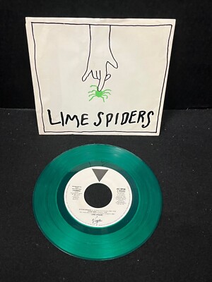 LIME SPIDERS MINI 45 GREEN VINYL | eBay