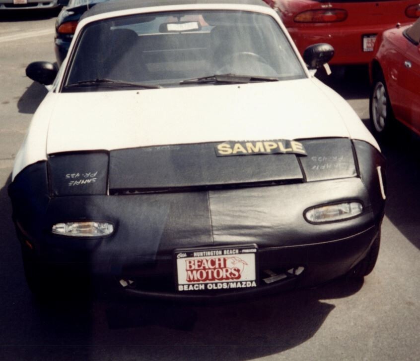 1990-1997 Mazda Miata MX-5 Colgan Front End Mask Bra 2pc Fits Mazda ...