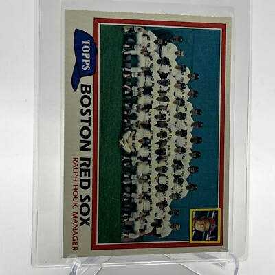 1981 Topps Boston Red Sox Checklist Baseball Card #662 NM-Mint FREE ...