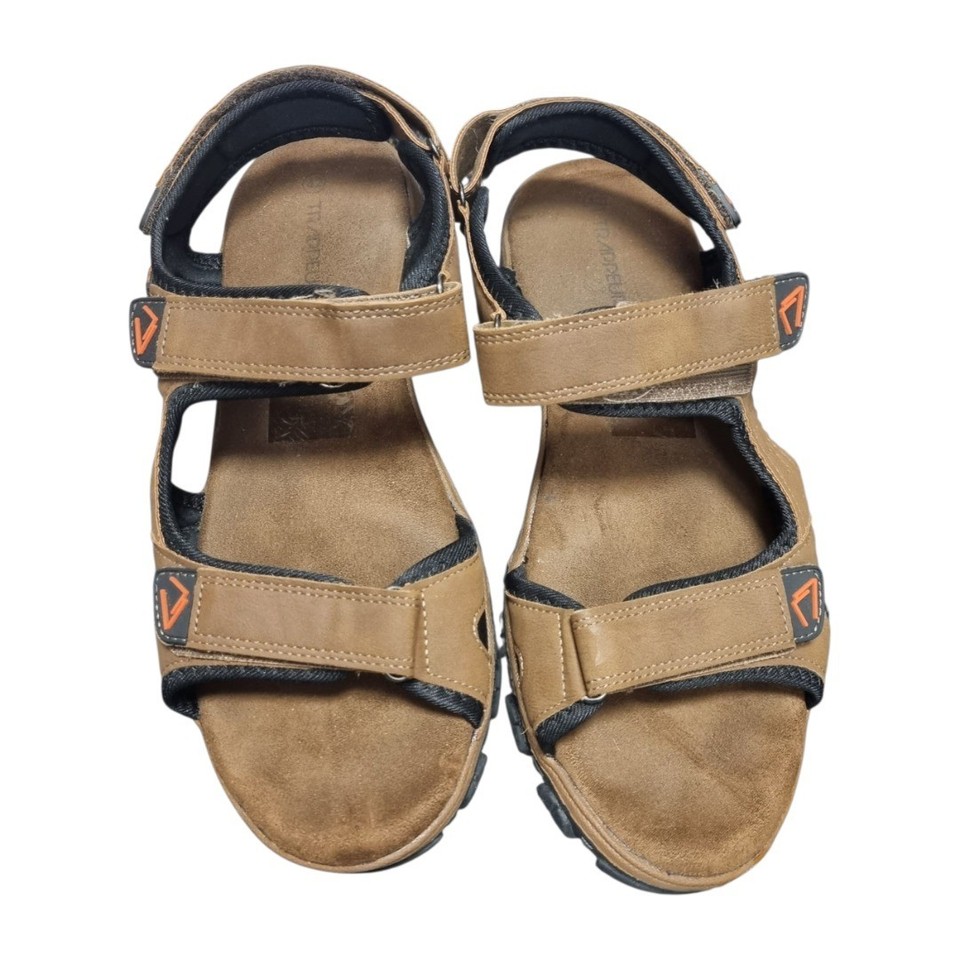 MEN'S TRADDEUR Brown Sandals Shoes Hiking Walking Open Toe UK 8 CG BC3 ...