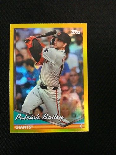 2024 Topps Archives Patrick Bailey #208 Yellow Parallel San Francisco ...
