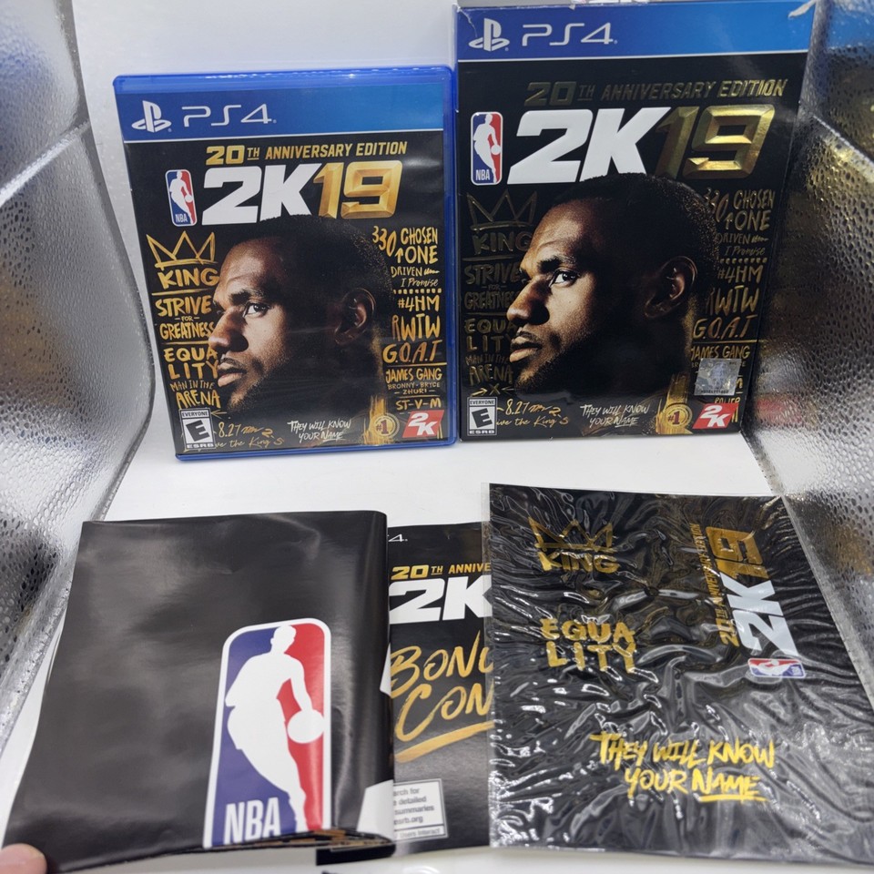 NBA 2K19 20th Anniversary Edition Poster Stickers Card Complete | eBay