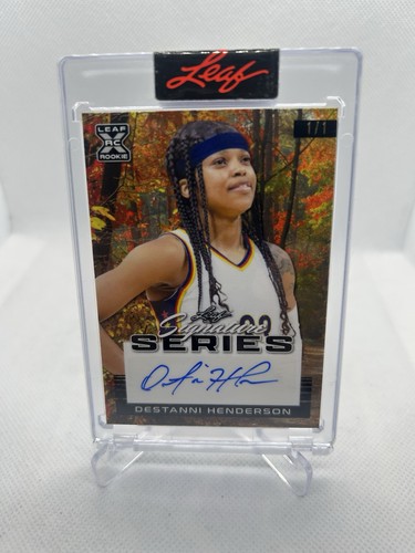 2023 Leaf Signature Series Basketball - Destanni Henderson Rc BA-DH1 1/ ...