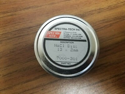 Spectra-tech Nacl Discs, 13 X 2 Mm, Part Number 7000-301, | eBay