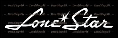 Lone Star Boats - Sports - Car/SUV/Truck Vinyl Die-Cut Peel N' Stick ...